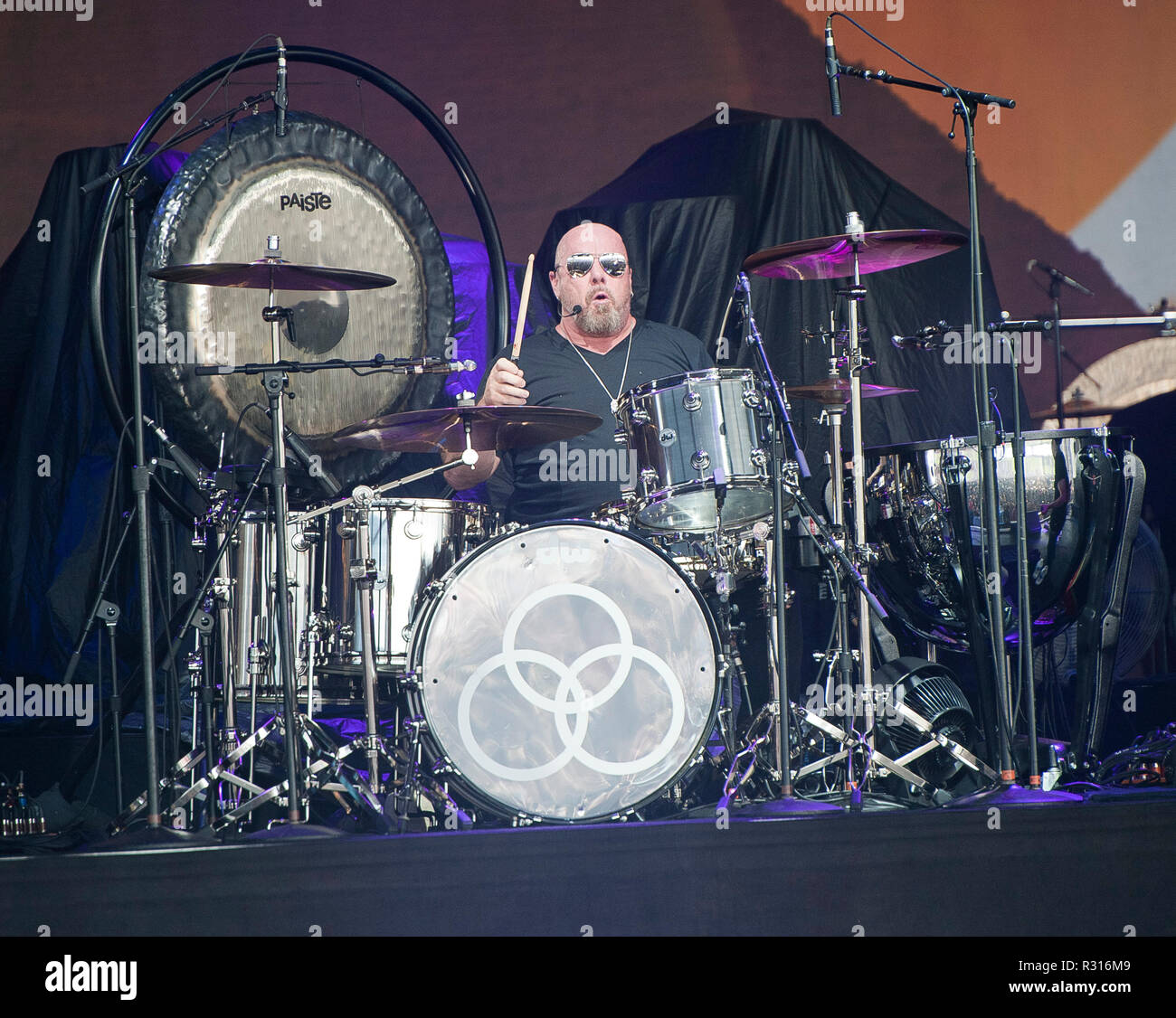 July 3, 2018 - Raleigh, North Carolina; USA - Drummer JASON BONHAM of ...