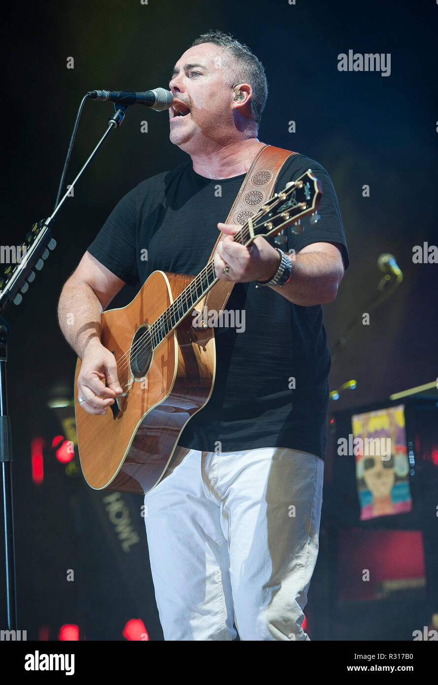 July 4, 2018 - Raleigh, North Carolina; USA - Musicians ED ROBERTSON of ...