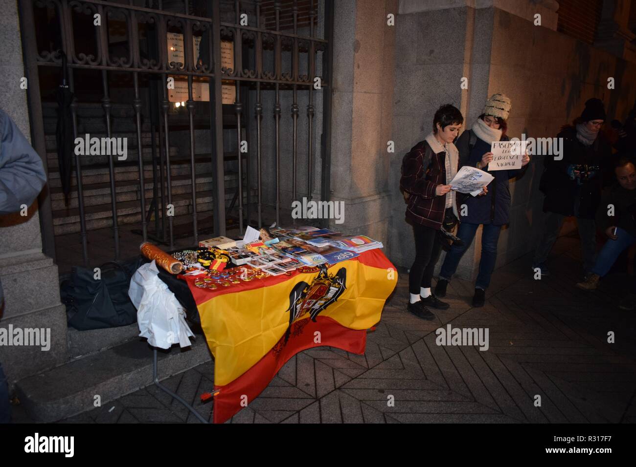 celebrating the anniversary of the death of Spanish dictator Francisco ...
