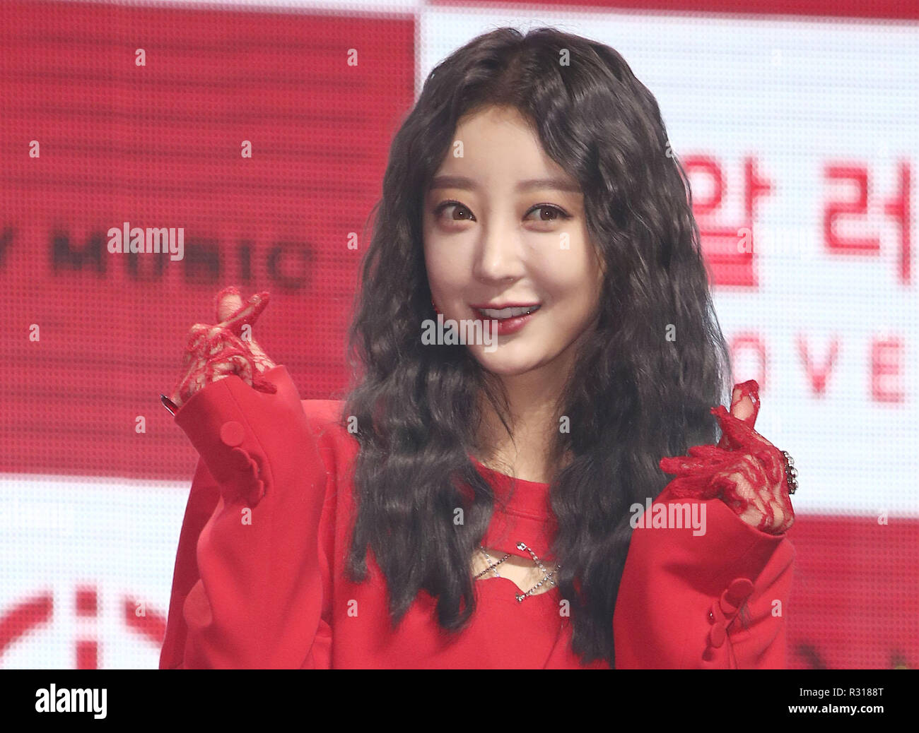 21st Nov, 2018. S. Korean girl group EXID Hyerin, a member of South ...