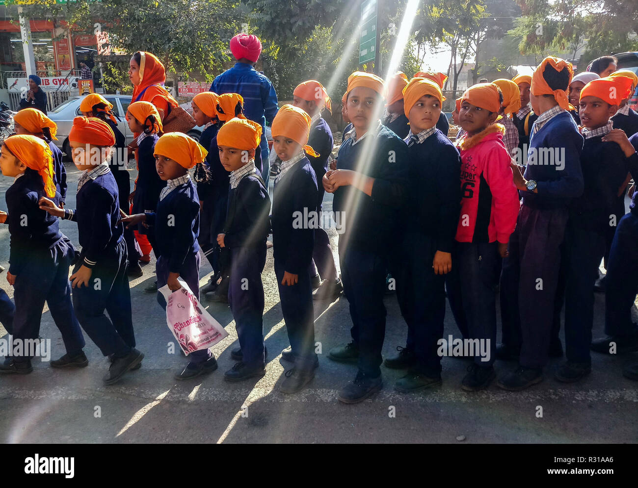 Sikh school children hi-res stock photography and images - Alamy