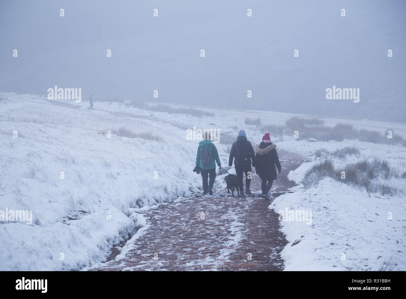 Storey Arms, Brecon Beacons, South Wales, UK. 21 November 2018. UK ...