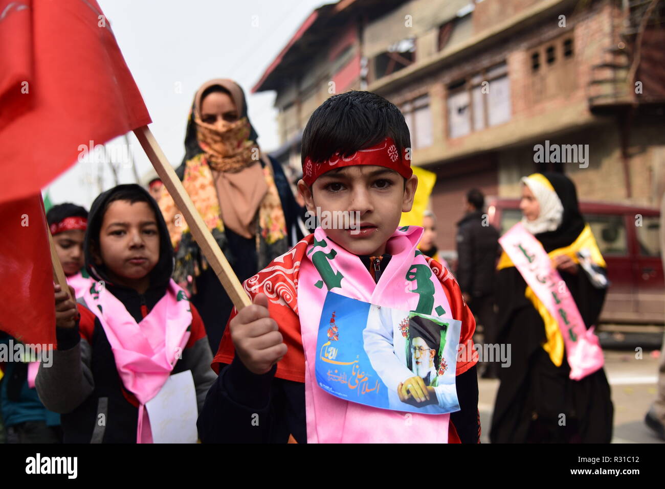 November 21, 2018 - Srinagar, Jammu & Kashmir, India - A Kashmiri Shia ...