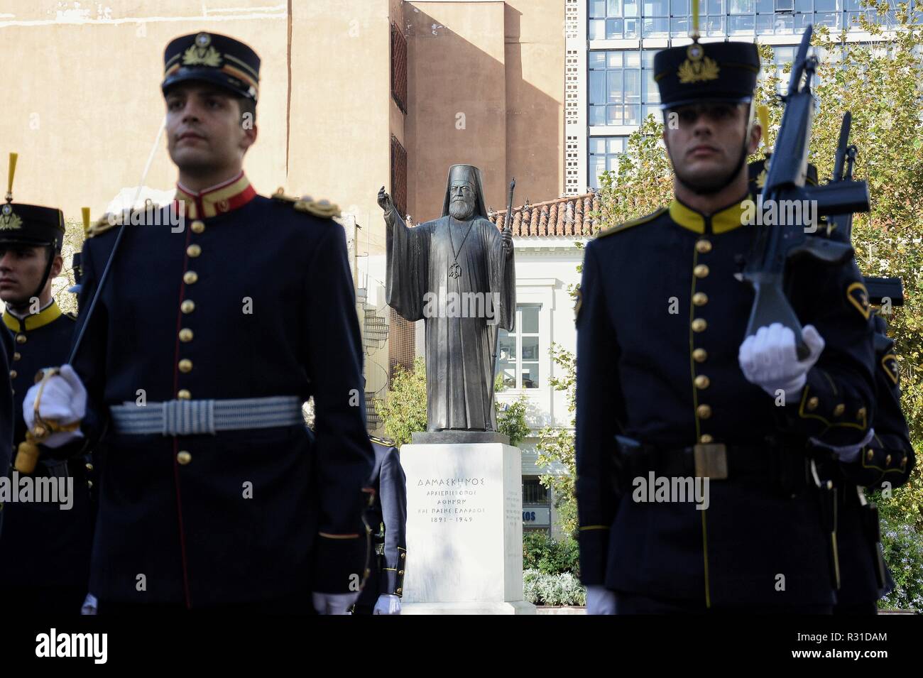 Athens, Greece. 21st Nov, 2018. Contingent of Honor of Greek Armed ...