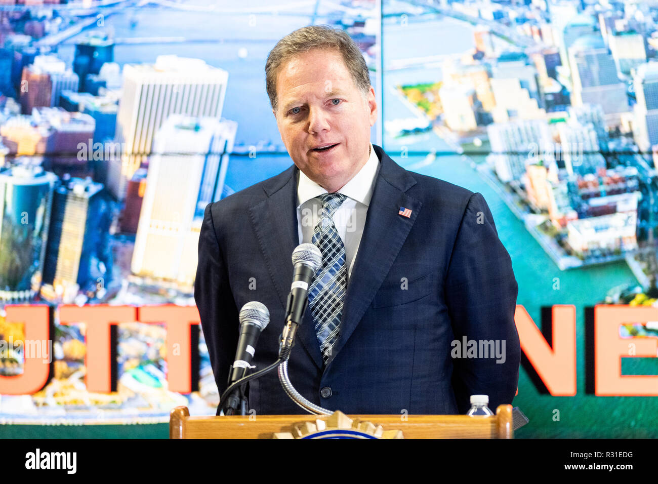 New York, USA. 21st Nov 2018. Geoffrey Berman, United States Attorney ...