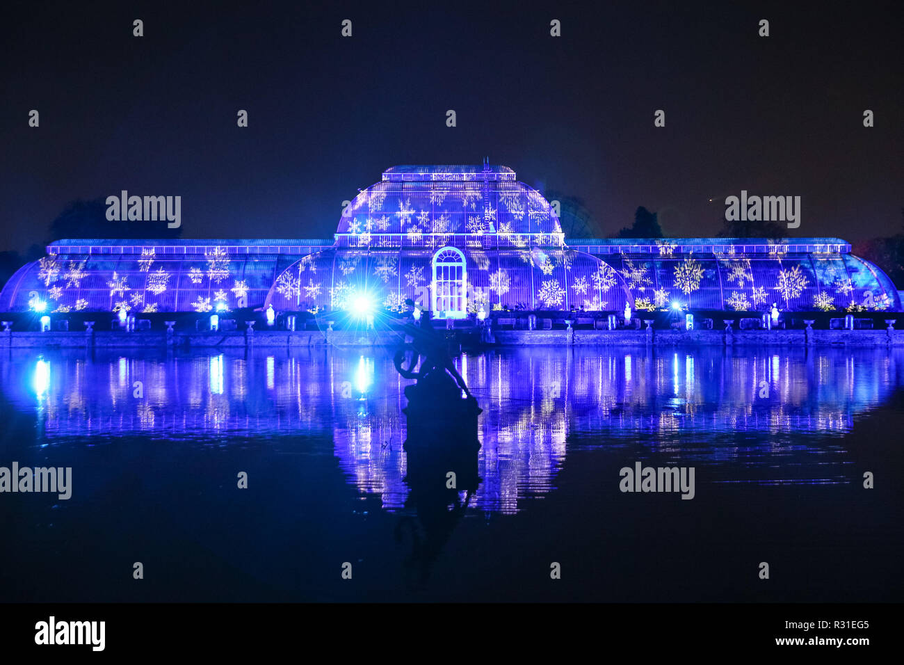 Kew Gardens, London, 21st Nov 2018. The Palm House Grand Finale with ...