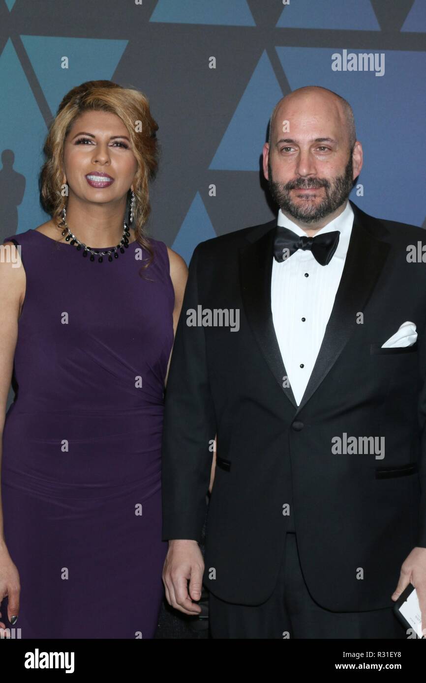 Los Angeles, CA, USA. 18th Nov, 2018. Brenda Gilbert, Aaron Gilbert at ...