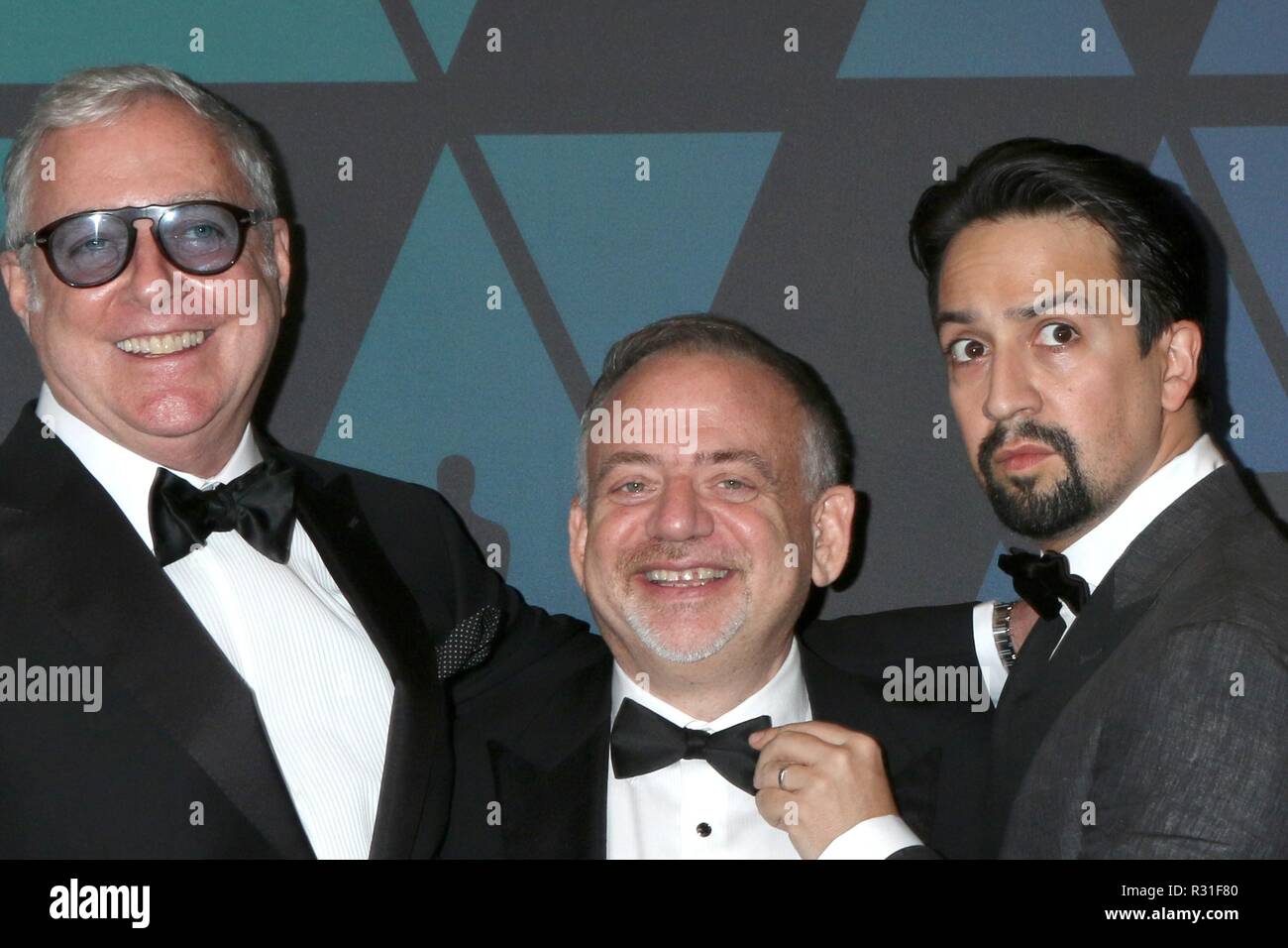 Los Angeles, CA, USA. 18th Nov, 2018. Scott Wittman, Marc Shaiman, Lin ...