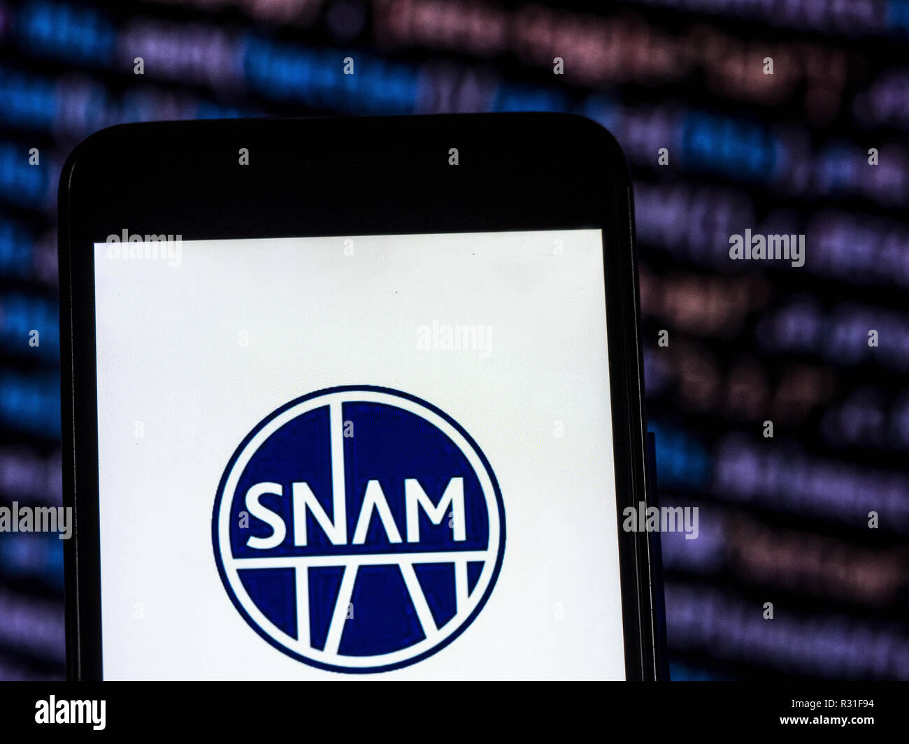 Snam logo hi-res stock photography and images - Alamy