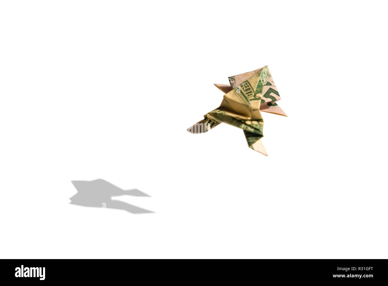 Money frog origami hi-res stock photography and images - Alamy