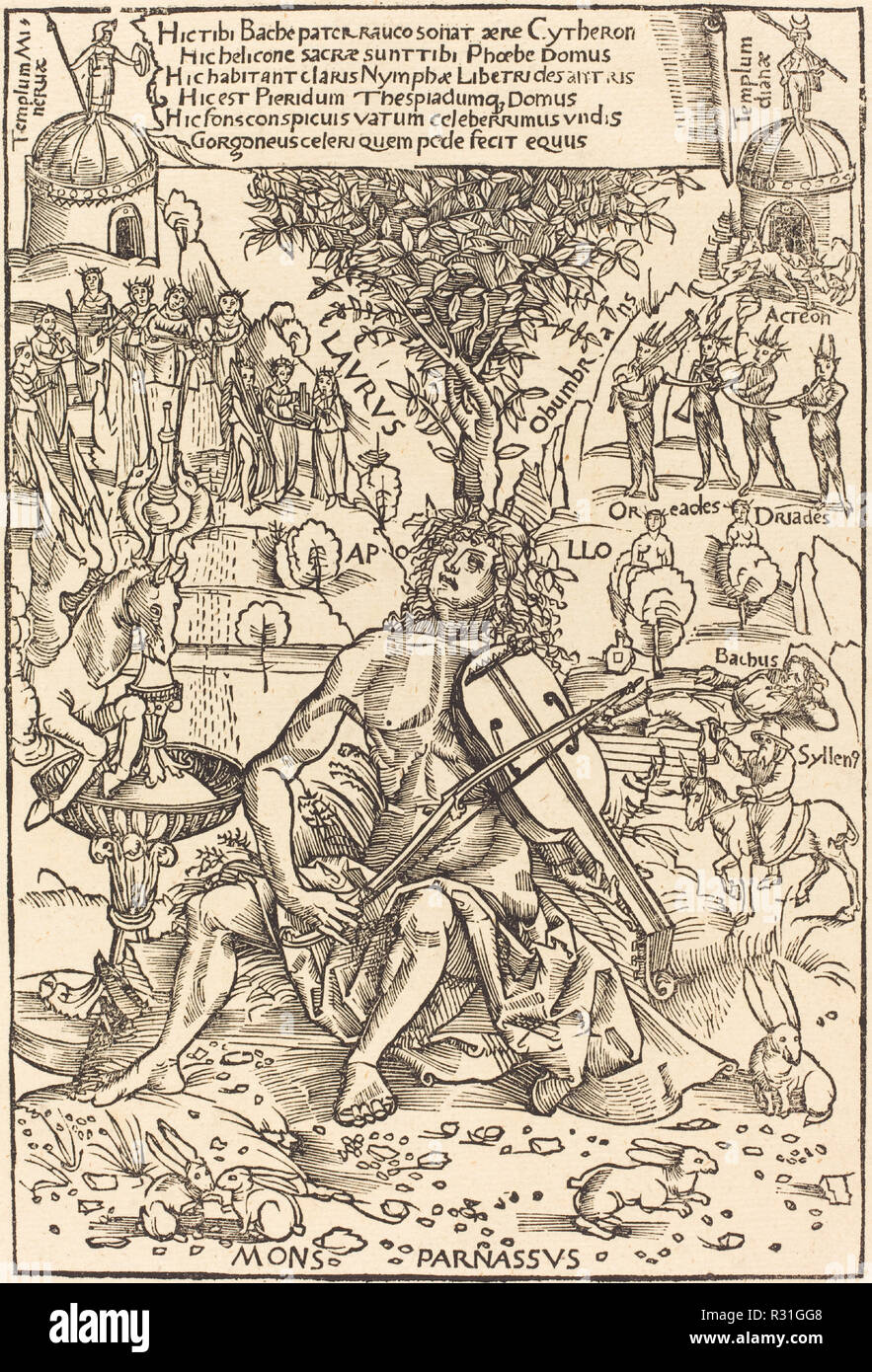Apollo on Parnasus. Dated: published 1502. Medium: woodcut. Museum ...