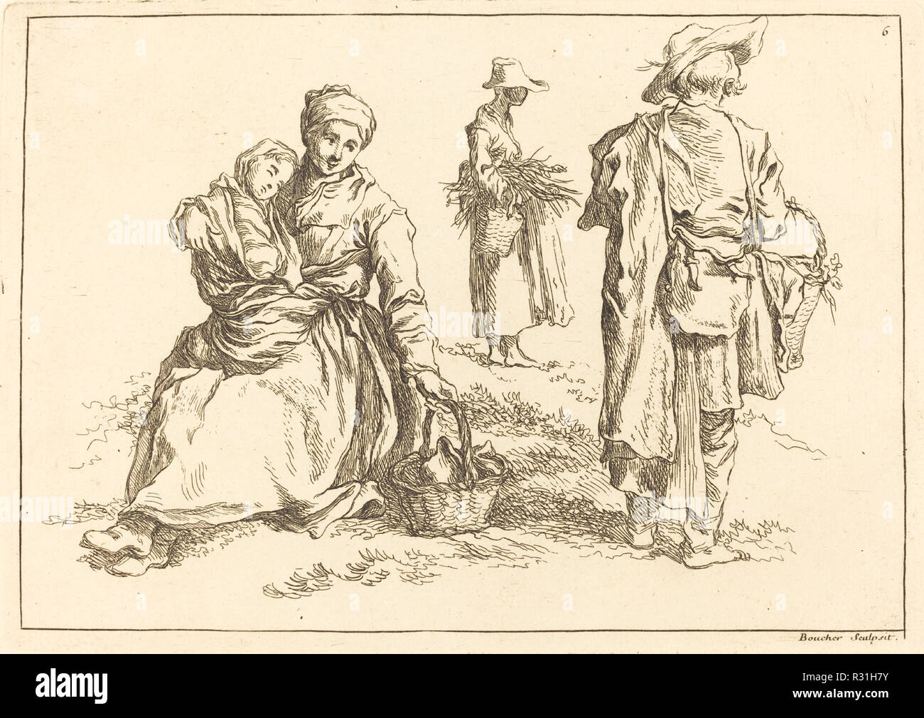 French peasants 18th century hi-res stock photography and images - Alamy