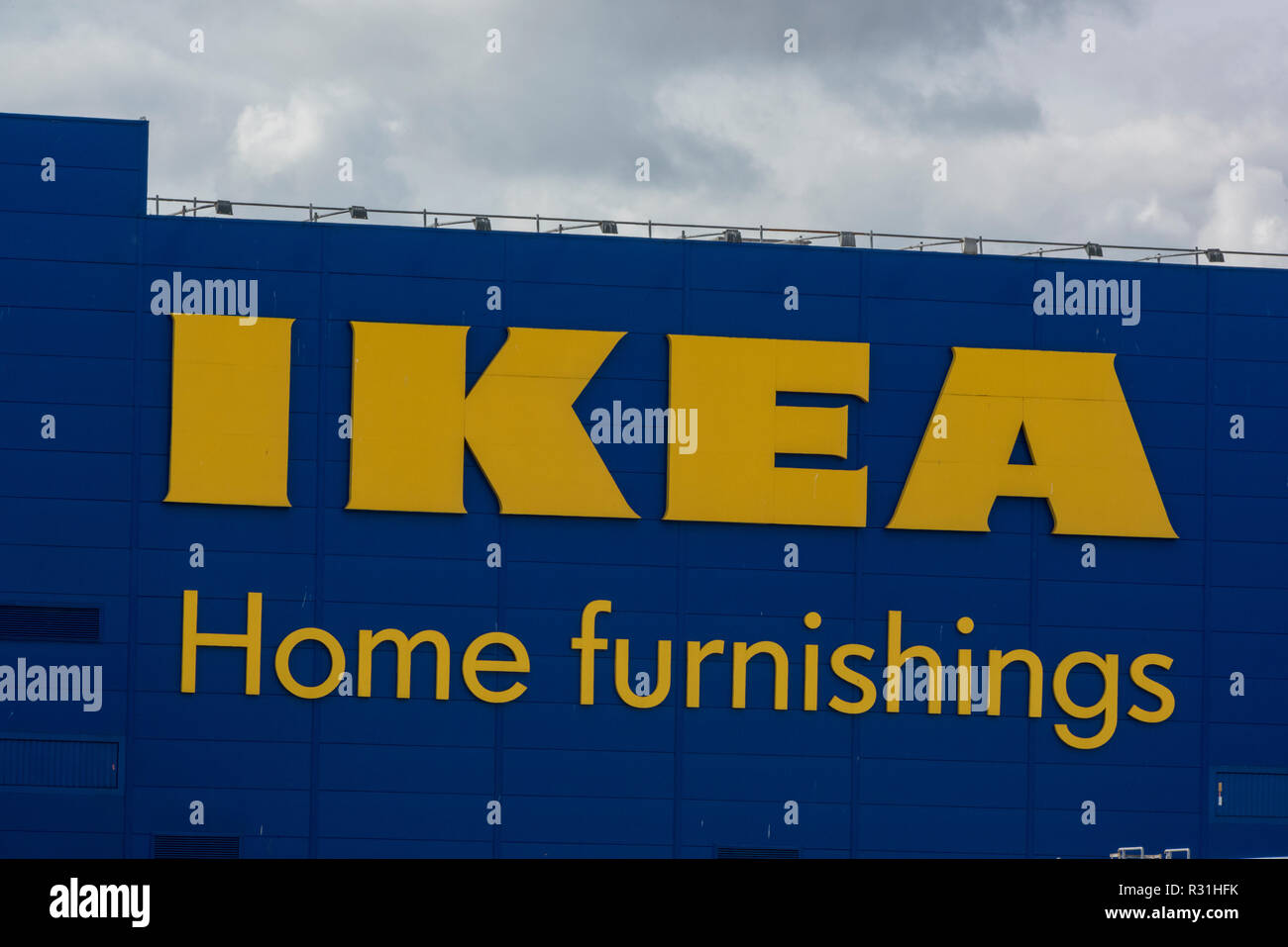 Ikea store home furnishings swedish scandinavian blue yellow hi-res ...