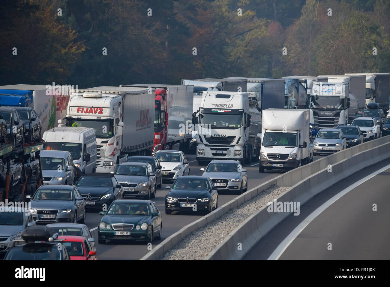 Traffic Jam Motorway High Resolution Stock Photography and Images - Alamy