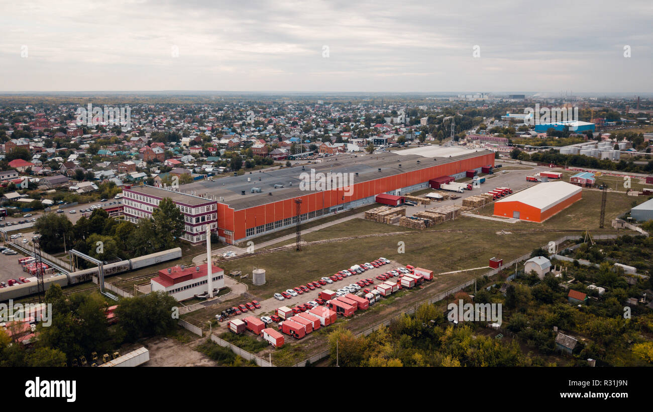 Big industrial store building Stock Photo - Alamy