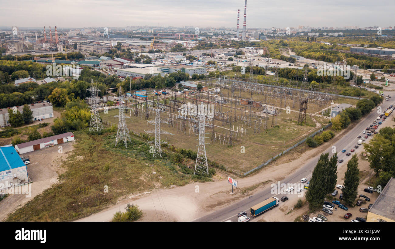Industrial zone aerial Stock Photo - Alamy Industrial zone aerial Stock Photo - Alamy