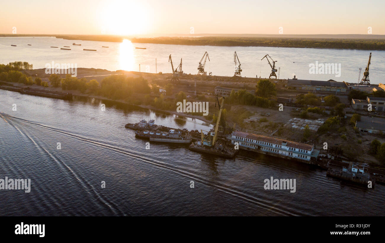 City River port Stock Photo - Alamy