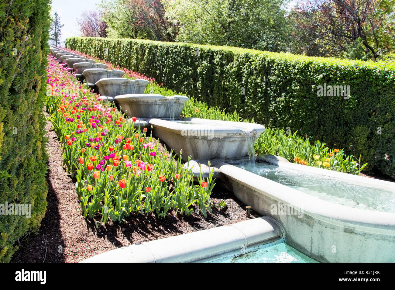 Elevated courtyard garden hi-res stock photography and images - Alamy
