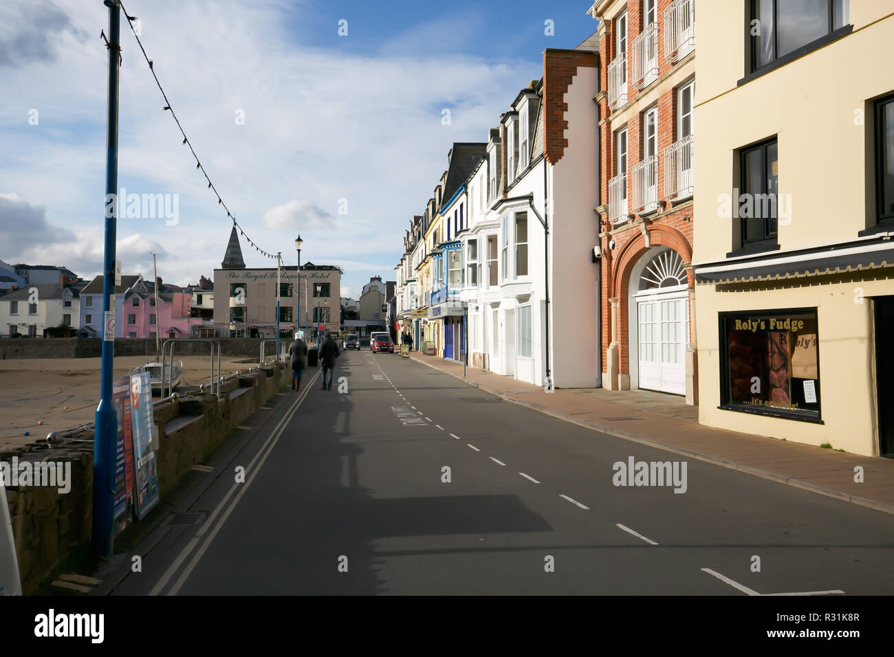Parade of shops in Ilfracombe Devon, UK Stock Photo - Alamy