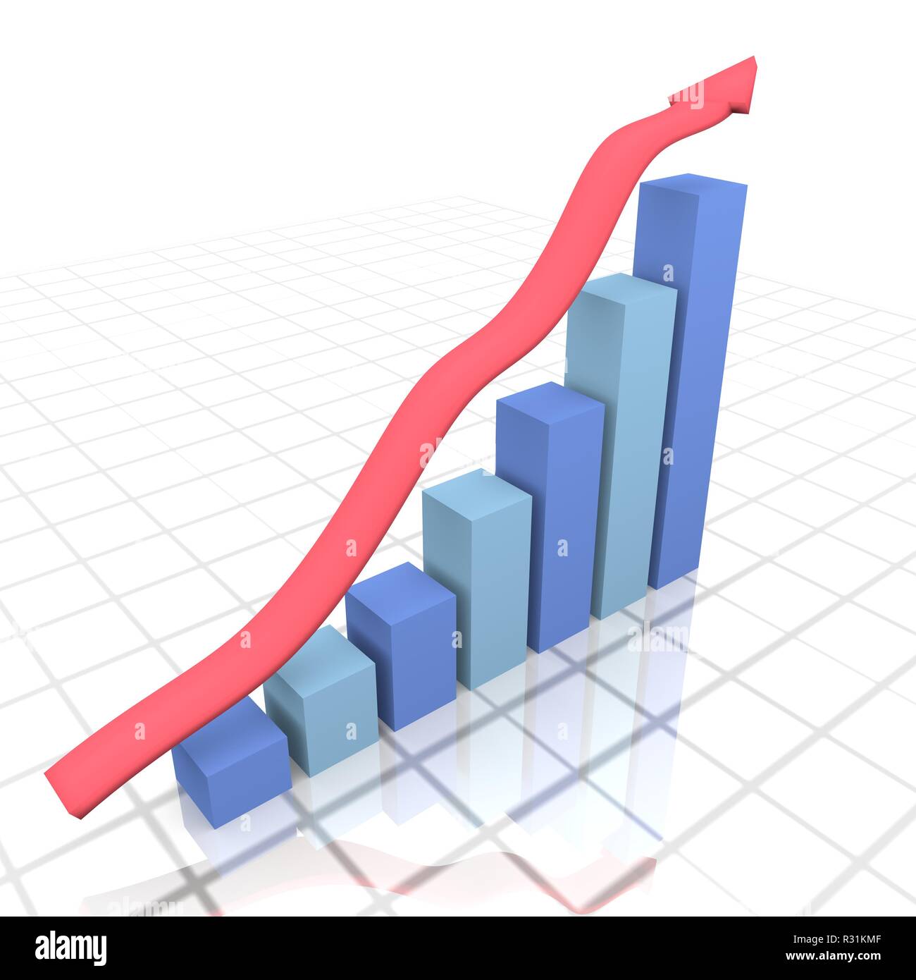 Revenue increase chart Cut Out Stock Images & Pictures - Alamy