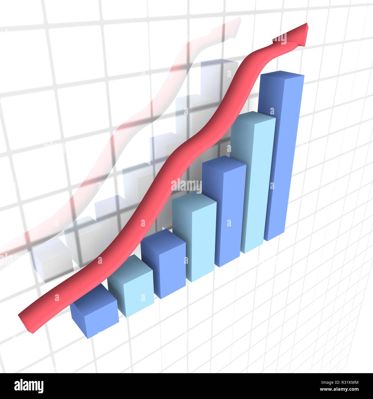 Revenue increase chart Cut Out Stock Images & Pictures - Alamy
