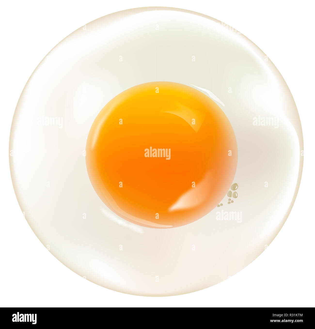 spiegelei ai illustration Stock Photo - Alamy