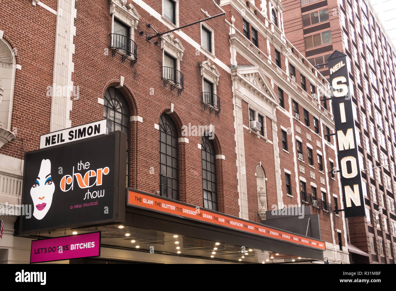 The Cher Show at the Neil Simon Theater in Times Square, NYC, USA Stock ...