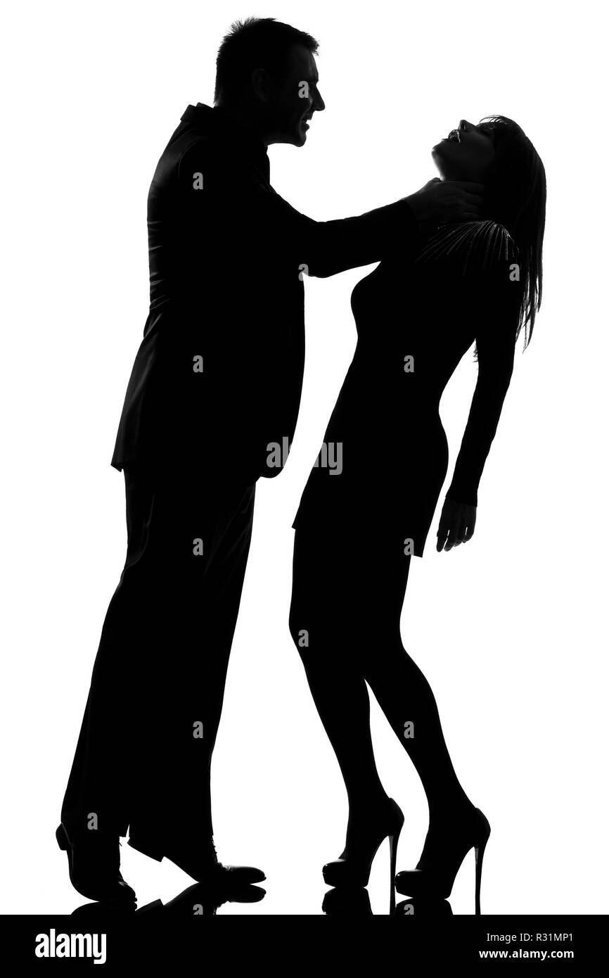 Strangulation silhouette hi-res stock photography and images - Alamy