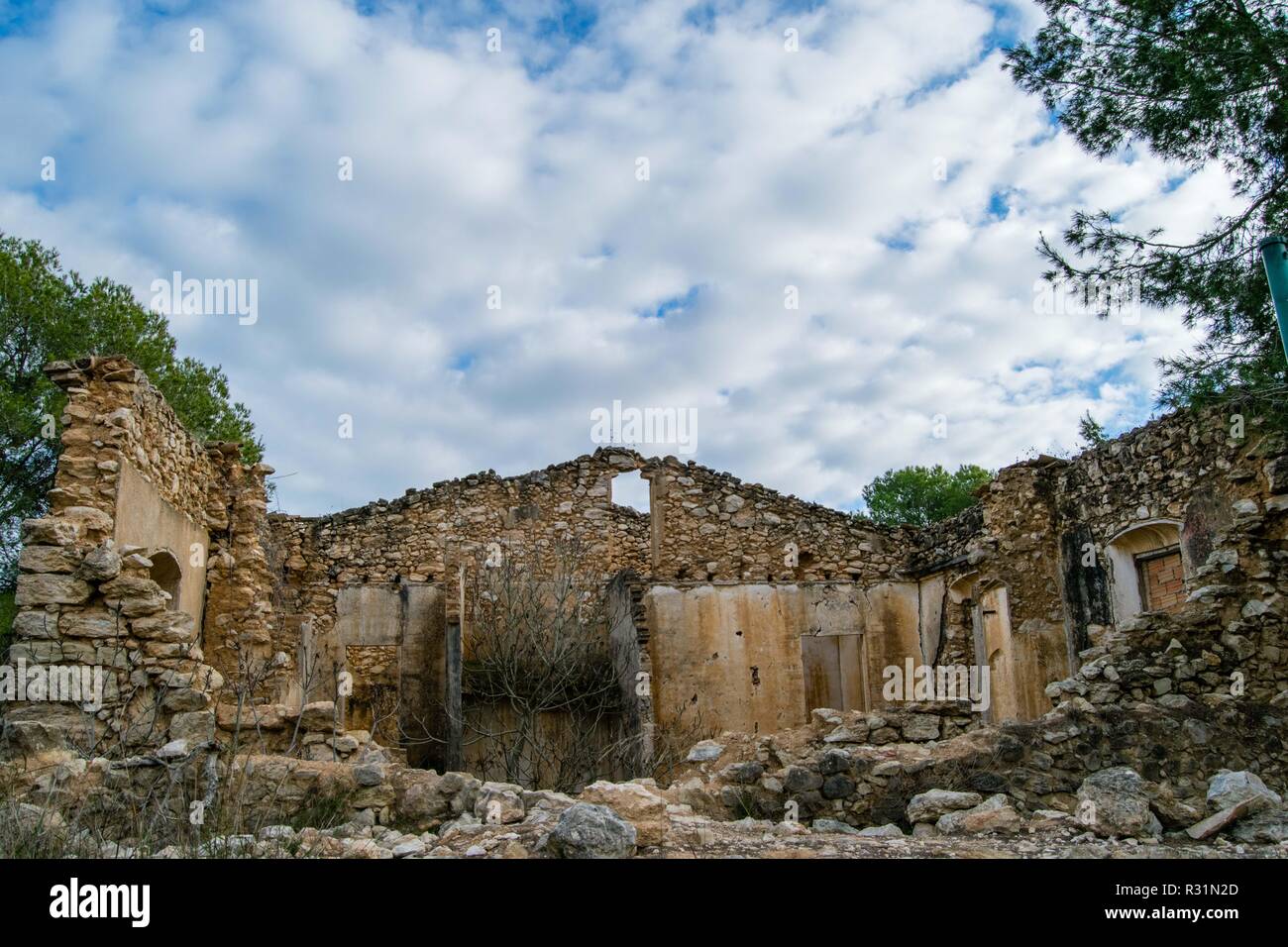 Abandoned Spanish House, Spain Stock Photo - Alamy
