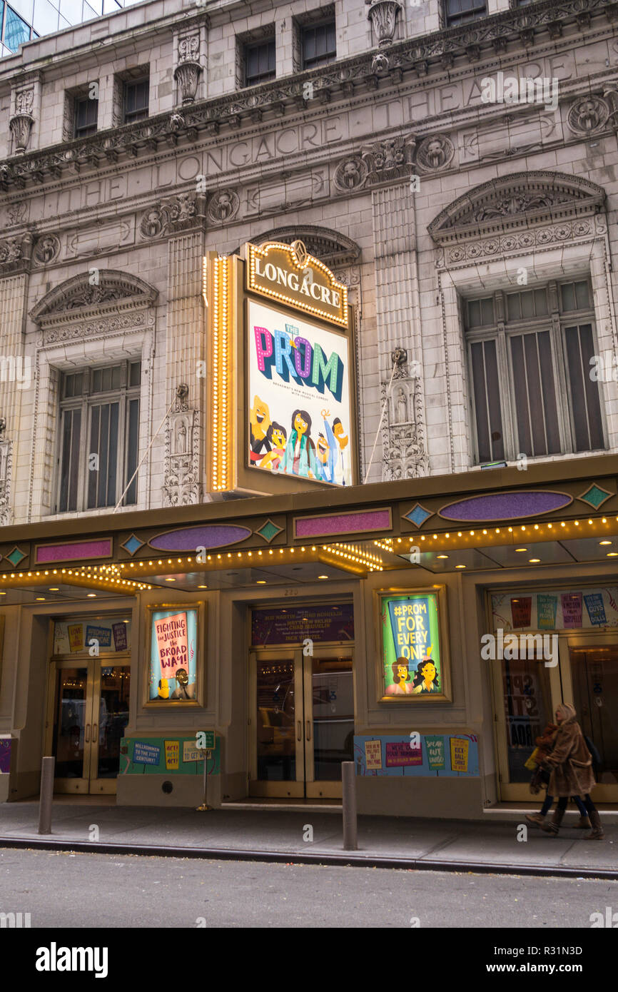Longacre theatre hi-res stock photography and images - Alamy