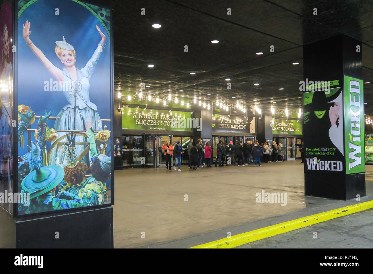 Wicked the musical sign hi-res stock photography and images - Alamy