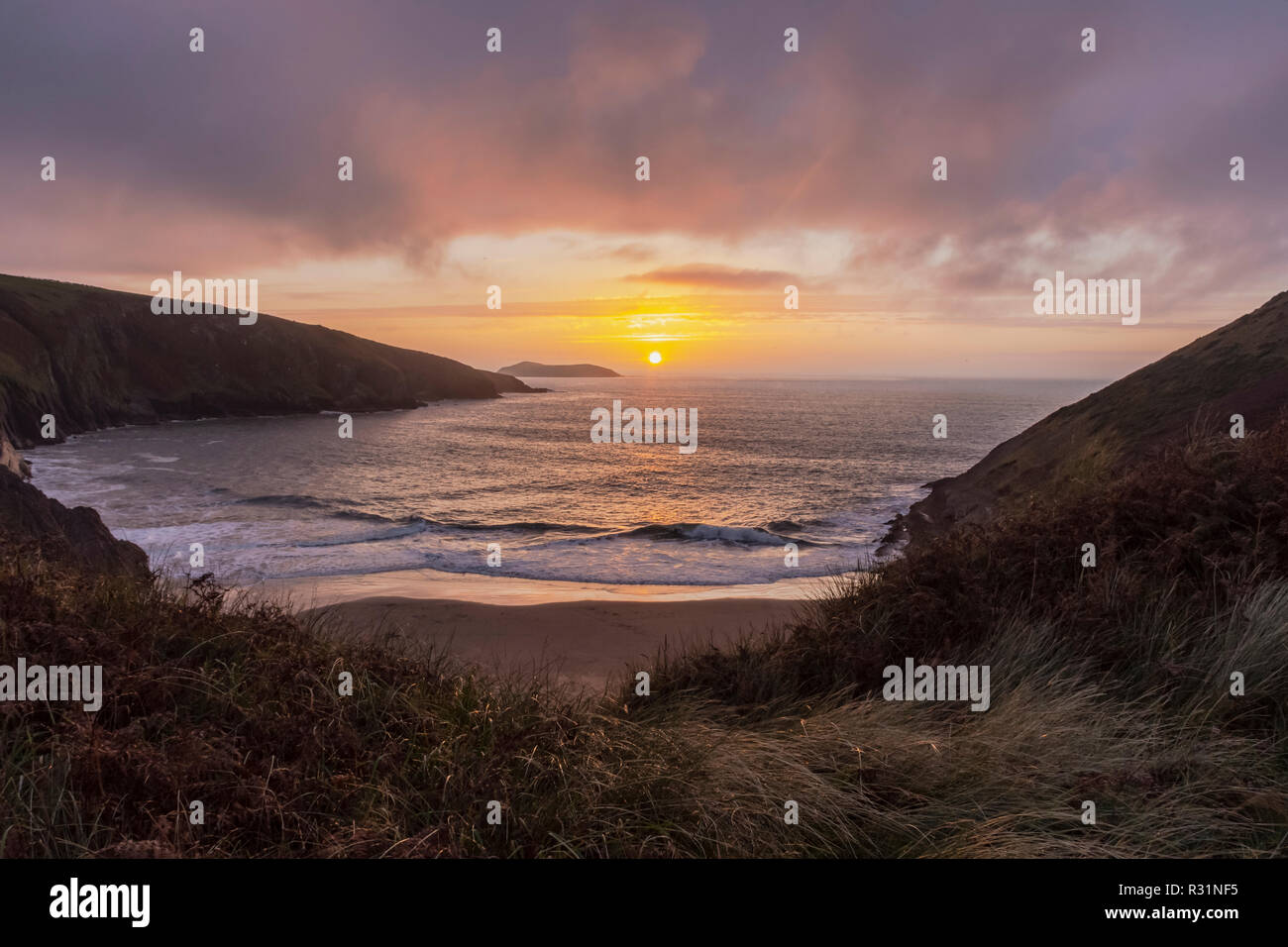 Mwnt beach is looked after by the National Trust and is situated on the ...