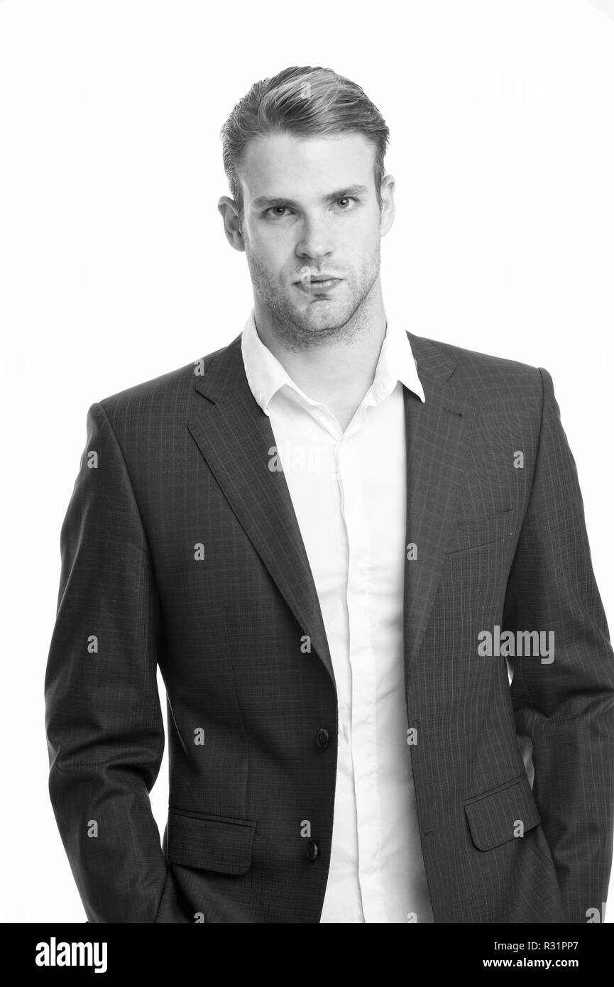 business man. professional business man in formal jacket. professional ...