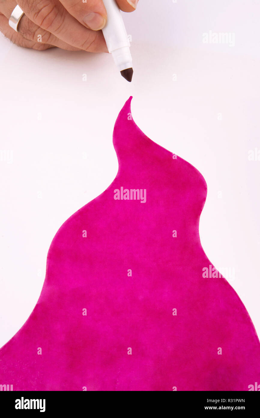 Marker pen shapes hi-res stock photography and images - Alamy