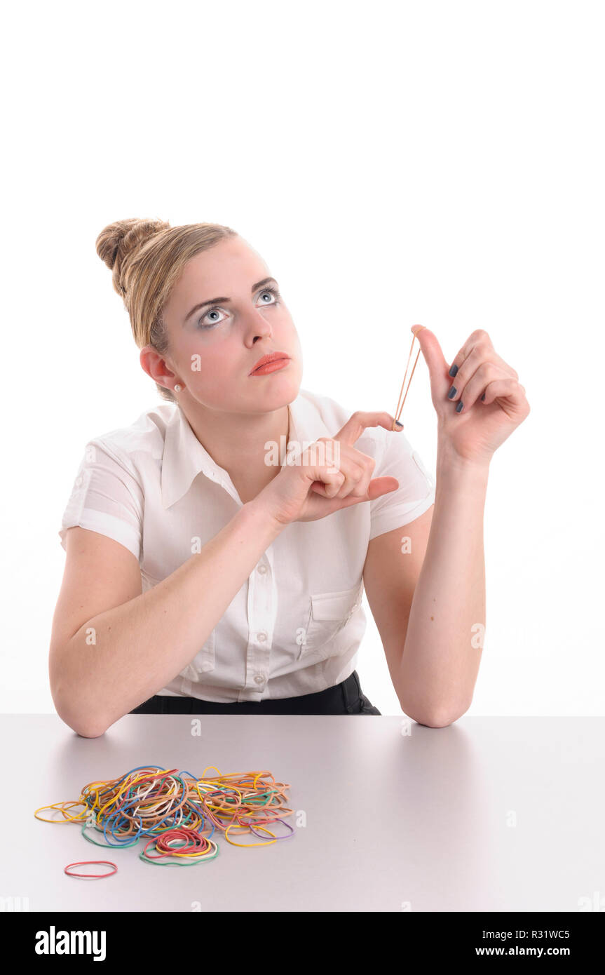 Rubberband girl hi-res stock photography and images - Alamy