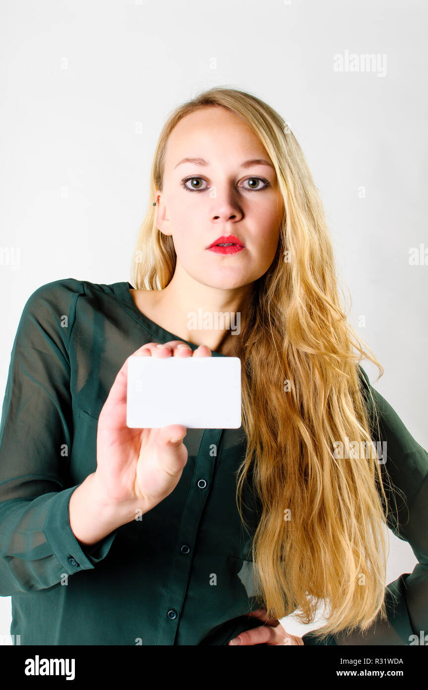 young woman is holding map Stock Photo - Alamy