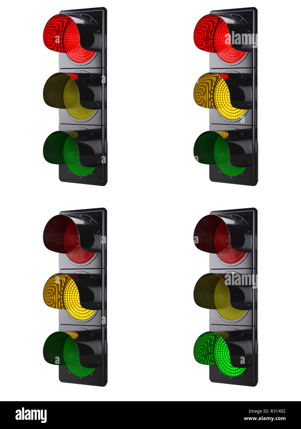 Led street lights Cut Out Stock Images & Pictures - Alamy