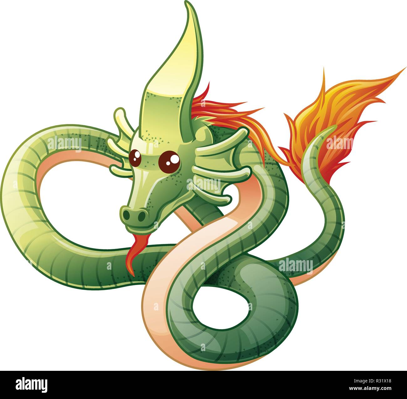 Dragon is animal in fairy tale Stock Vector Image & Art - Alamy