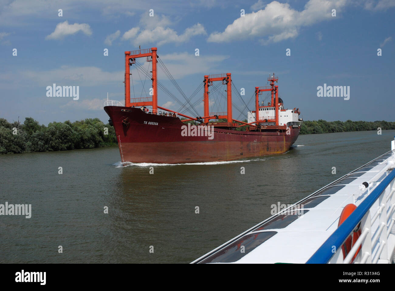 Cargo ship danube delta hi-res stock photography and images - Alamy