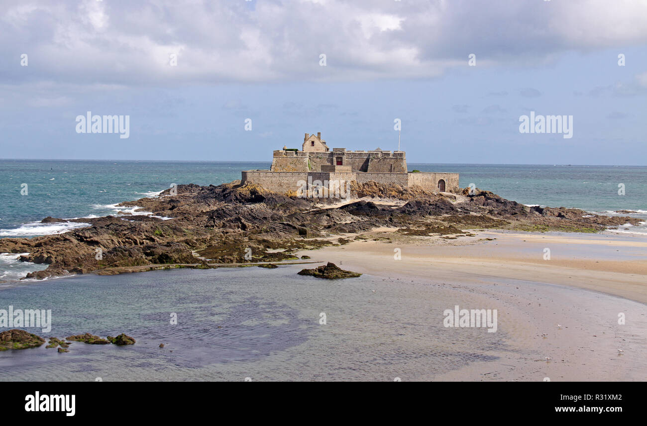 saint malo - fort national Stock Photo - Alamy