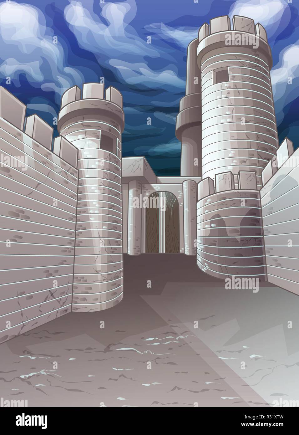 Fortress Stock Vector Images - Alamy