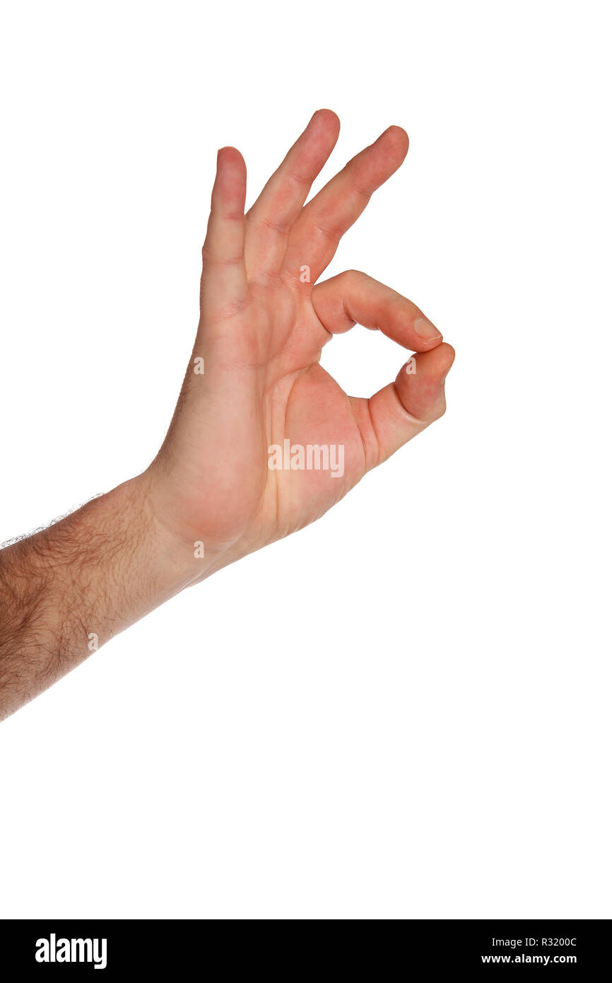 hand sign super Stock Photo - Alamy