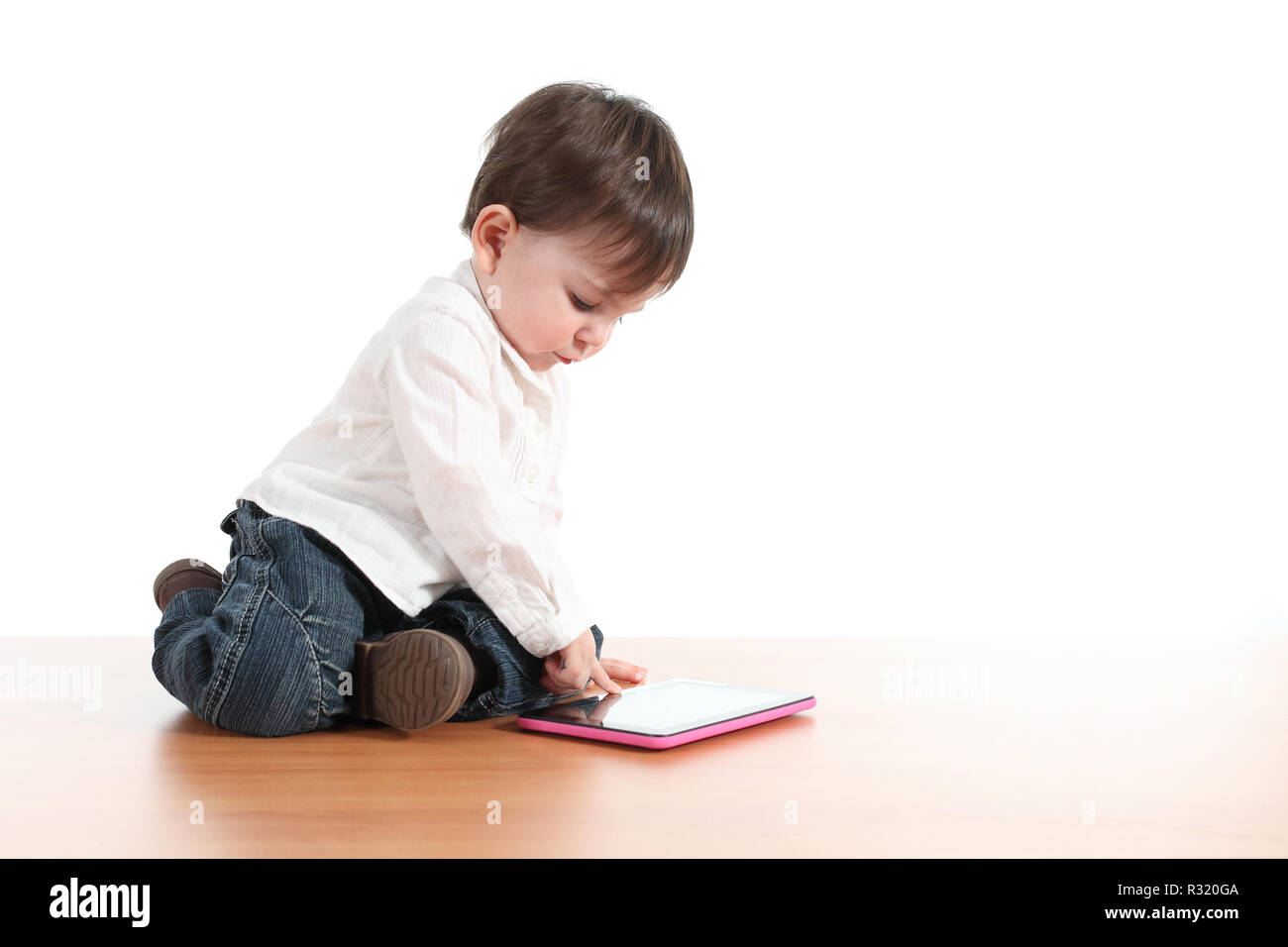 Child touch sharp hi-res stock photography and images - Alamy