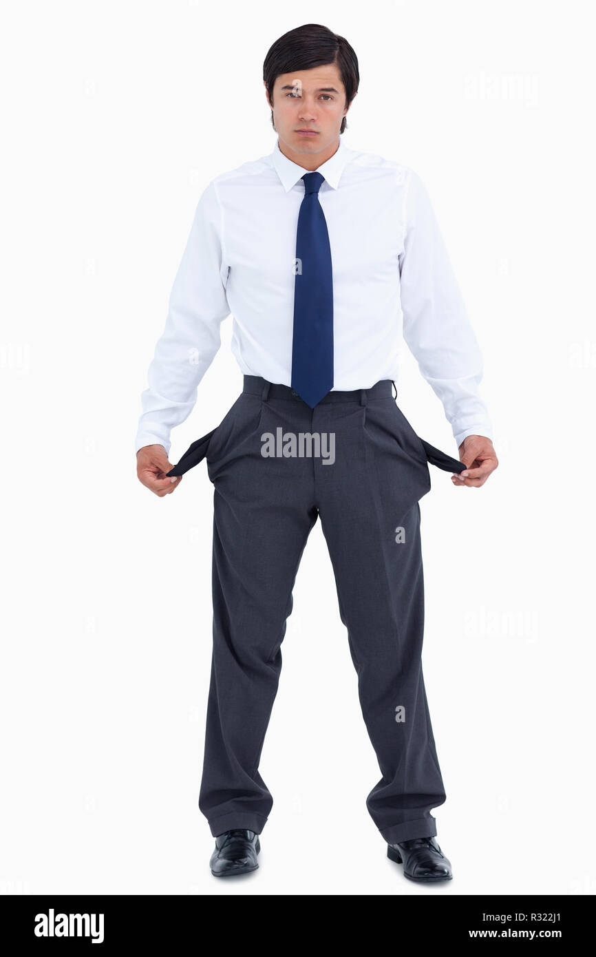 Young man poor suit Cut Out Stock Images & Pictures - Alamy