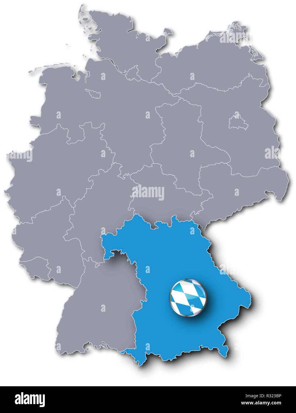 Map of ingolstadt hi-res stock photography and images - Alamy