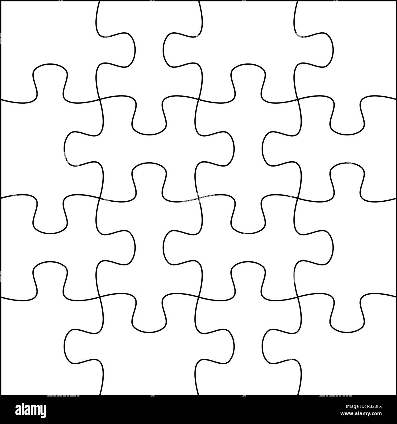 Jigsaw mask Black and White Stock Photos & Images - Alamy