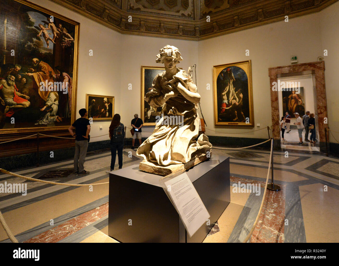 The Pinacoteca - gallery in the Vatican museum Stock Photo - Alamy