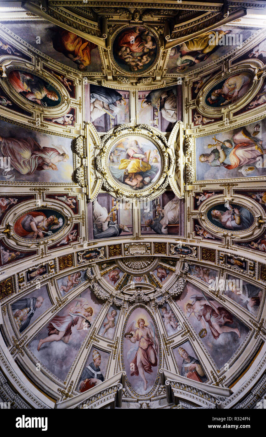Beautiful ceiling art at the Vatican museum in Rome Stock Photo - Alamy