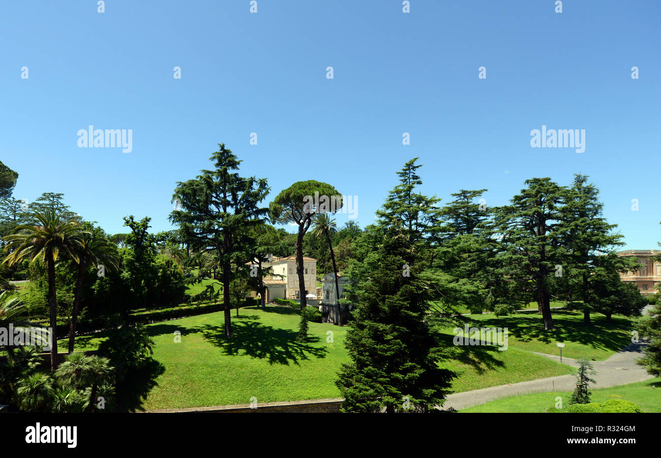 Gardens of the Vatican City Stock Photo - Alamy