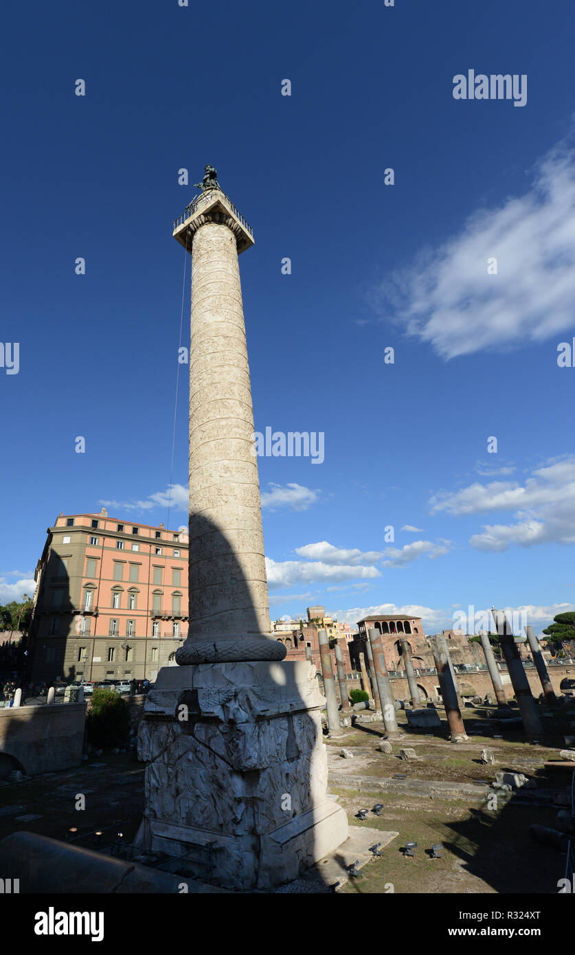 The Trajan Forum in Rome Stock Photo - Alamy
